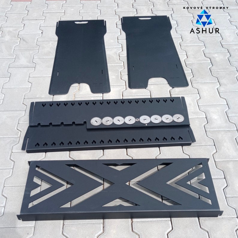 Grill With Automatic Skewer Rotation "ashur Rs" - Etsy