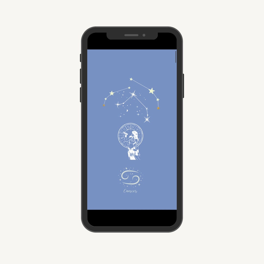 Cancer Live Phone Wallpaper-zodiac Signs for Astrology - Etsy