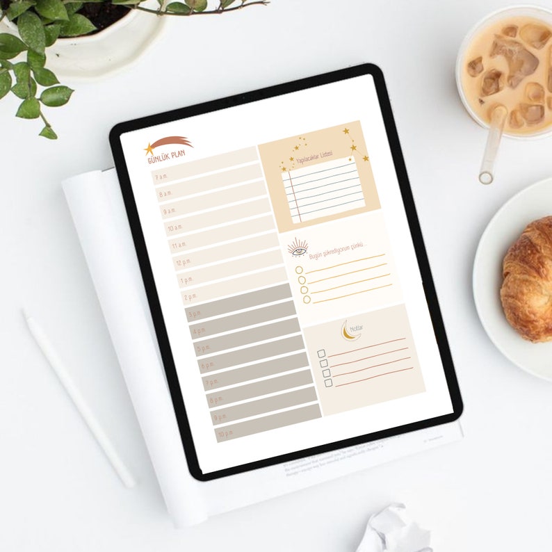 Celestial Inspired Daily Planner Celestial the Evil Eye - Etsy