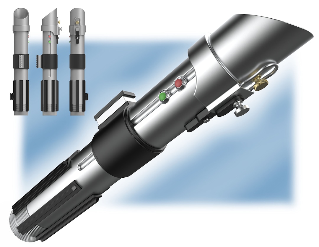 Anakin Skywalker's Lightsaber Episodes 1, 2, 3 3D Printed Replica - Etsy