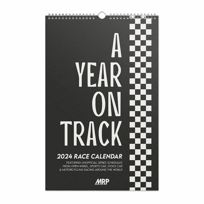 A Year on Track: 2024 Race Calendar - Etsy