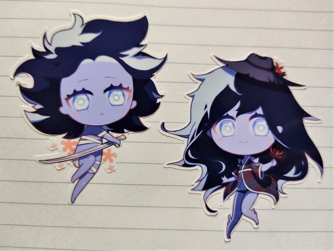Rin Yamaoka the Spirit Chibi Sticker Set Dead by Daylight - Etsy