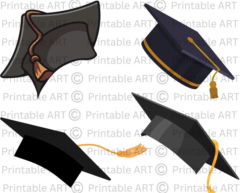 Graduation Hat SVG PNG DXF, Graduation Hat Svg, High School and College ...