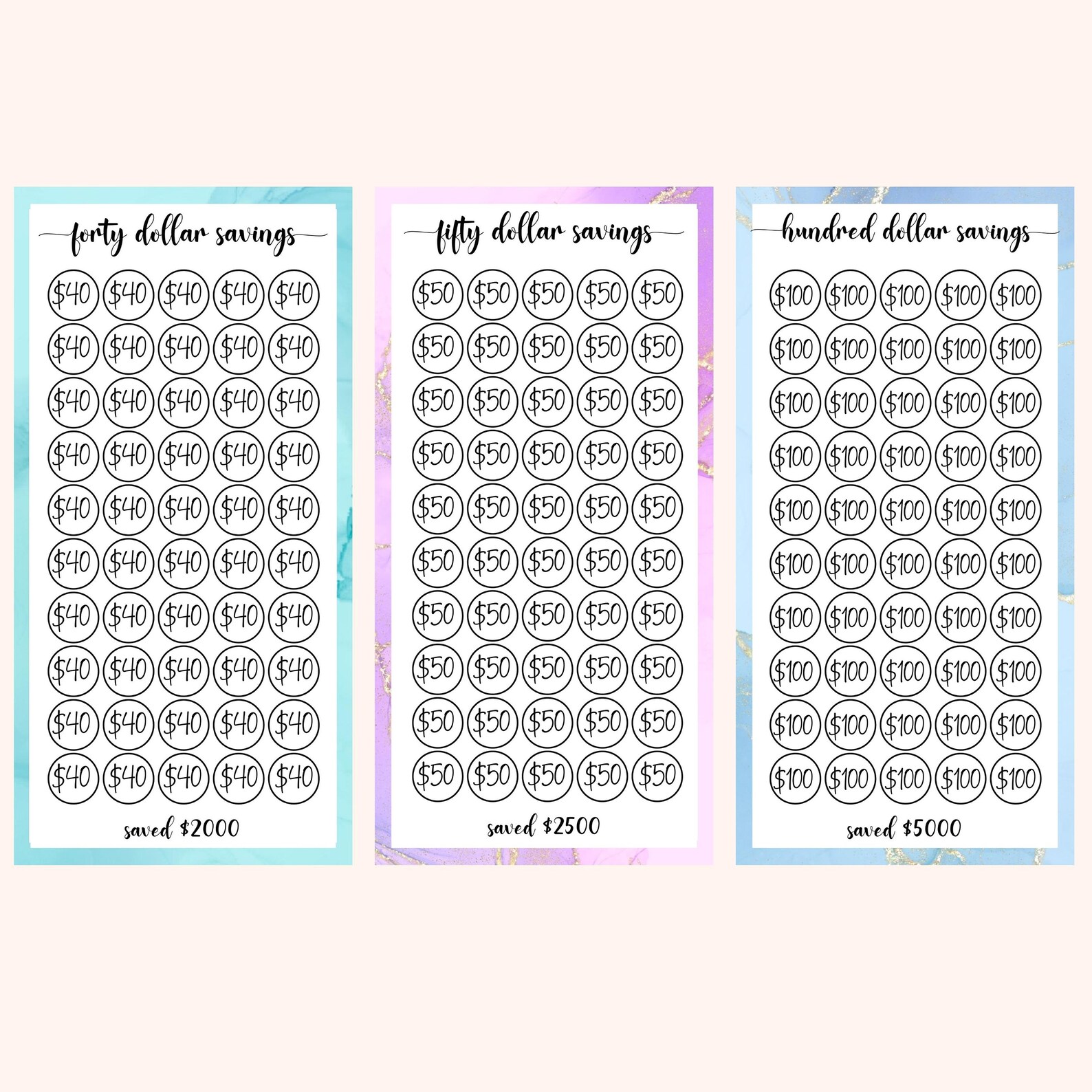 Printable A6 Savings Challenge A6 Money Challenge A6 Budget Binder A6 ...