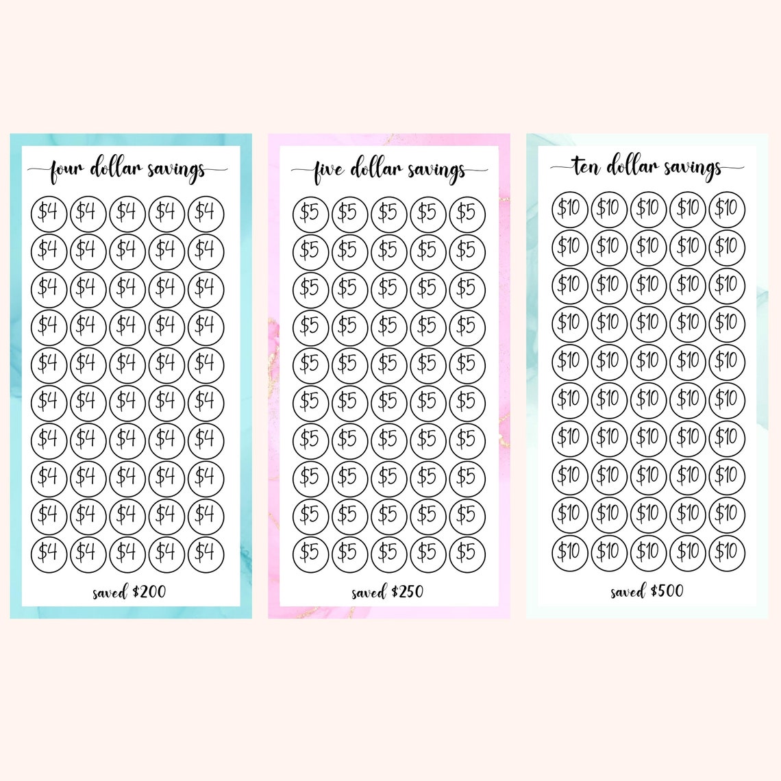 Printable A6 Savings Challenge A6 Money Challenge A6 Budget Binder A6 ...