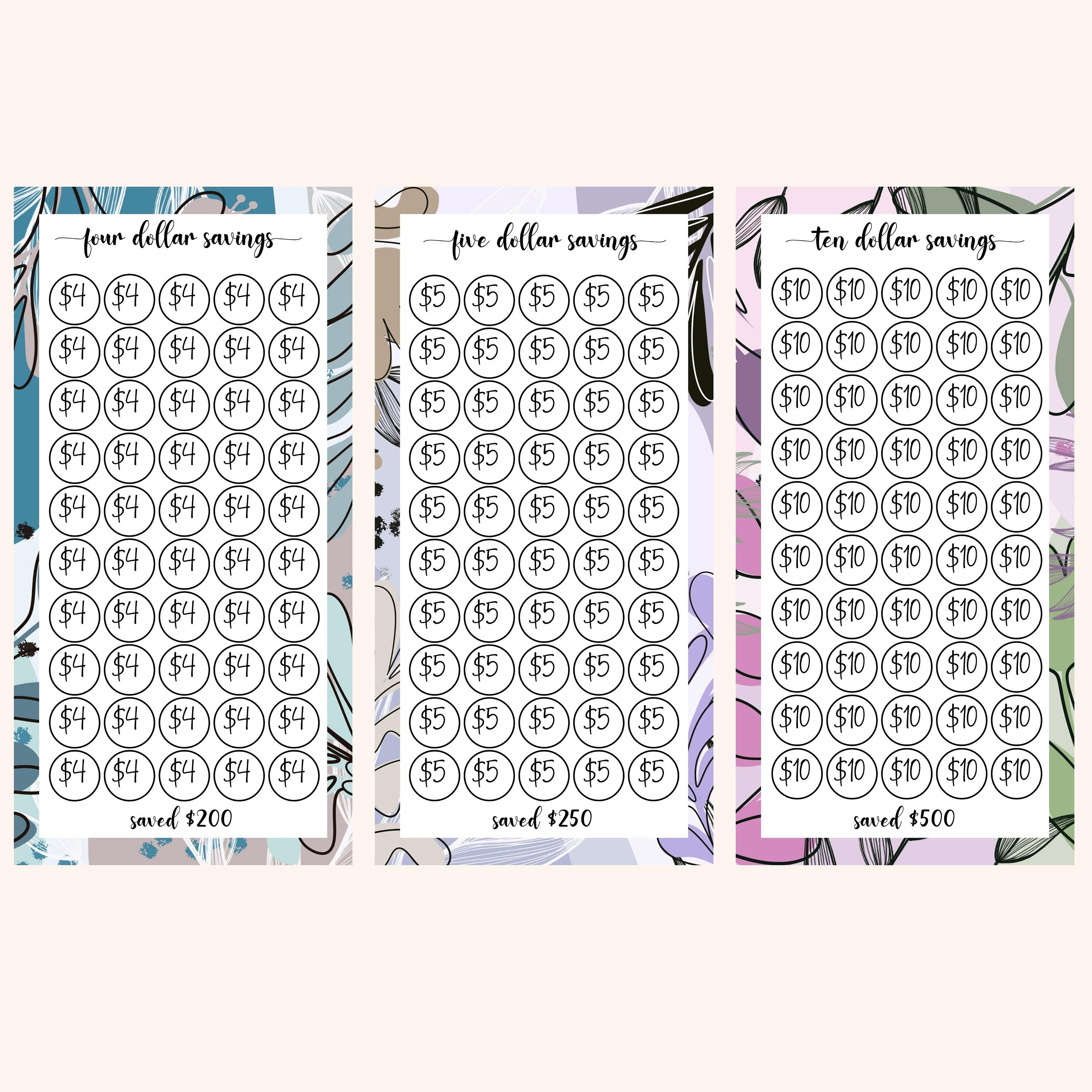 12 Printable A6 Savings Challenge A6 Money Challenge A6 Budget Binder ...