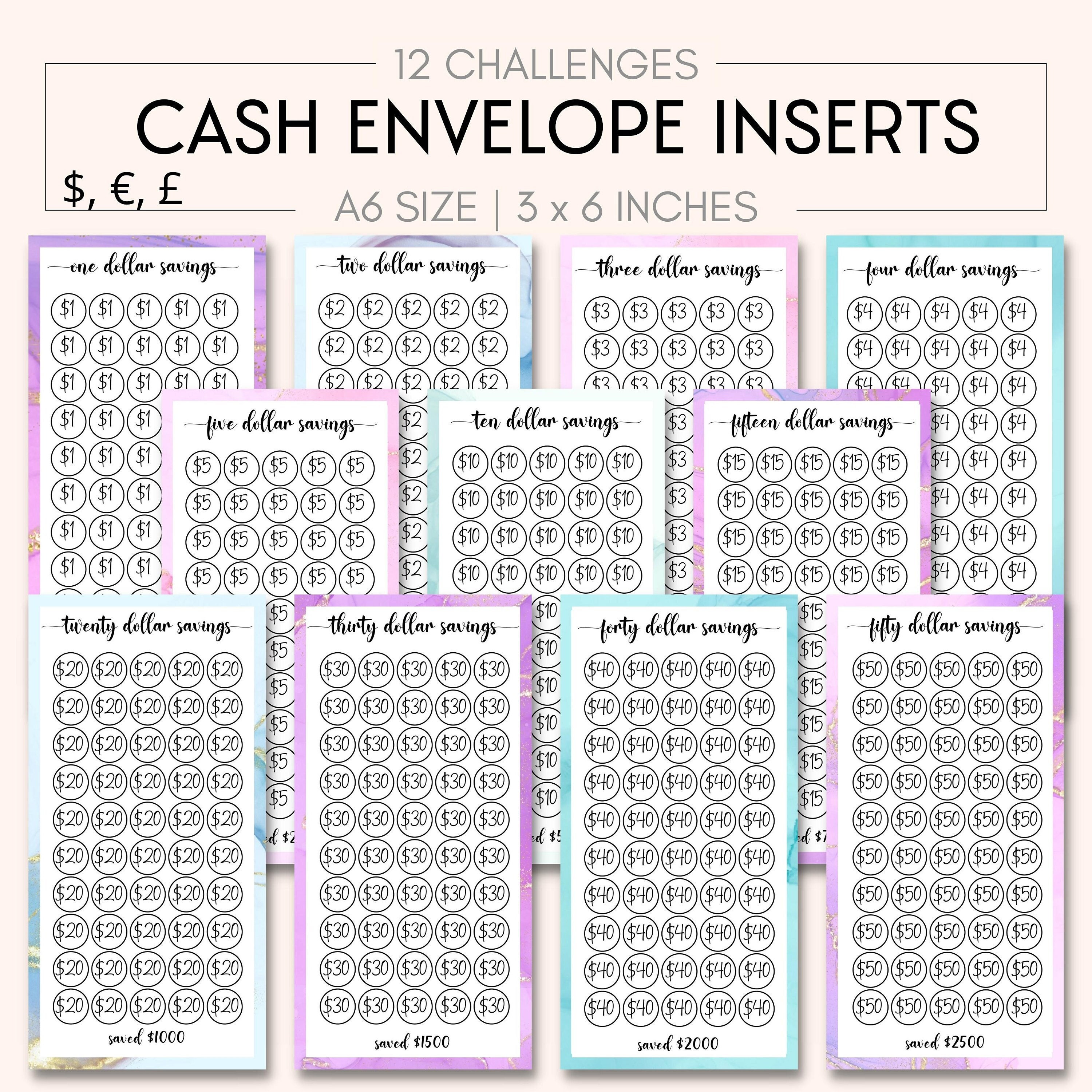 Printable A6 Savings Challenge A6 Money Challenge A6 Budget Binder A6 ...