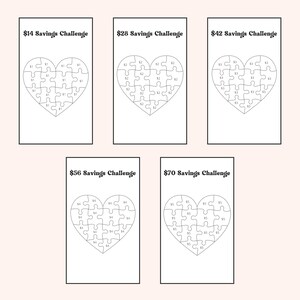 Mini Savings Challenge Printable Cash Budget Challenges A6 Savings ...