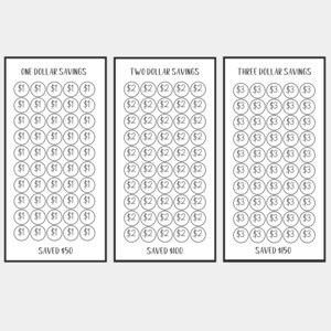 Printable Savings Challenge Bundle A6 Savings Challenge Cash Budget ...