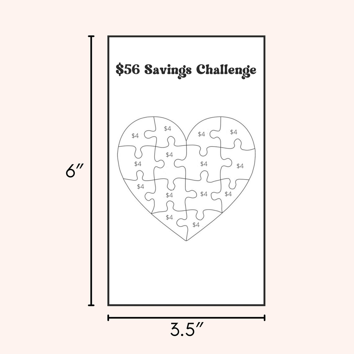 Mini Savings Challenge Printable Cash Budget Challenges A6 Savings ...