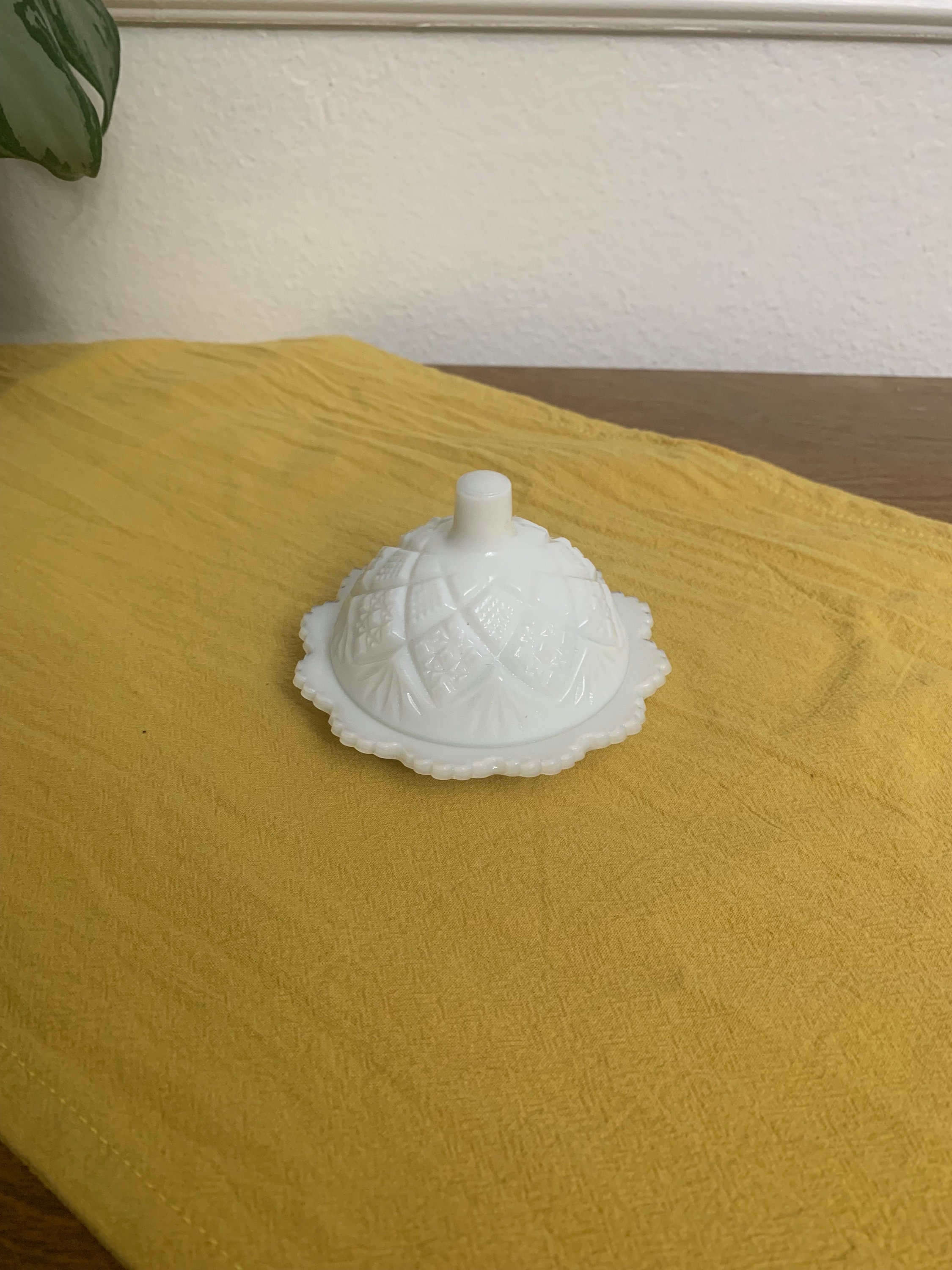 Vintage Westmoreland Milk Glass Mini Butter Dish W/ Lid Personal Butter - Etsy
