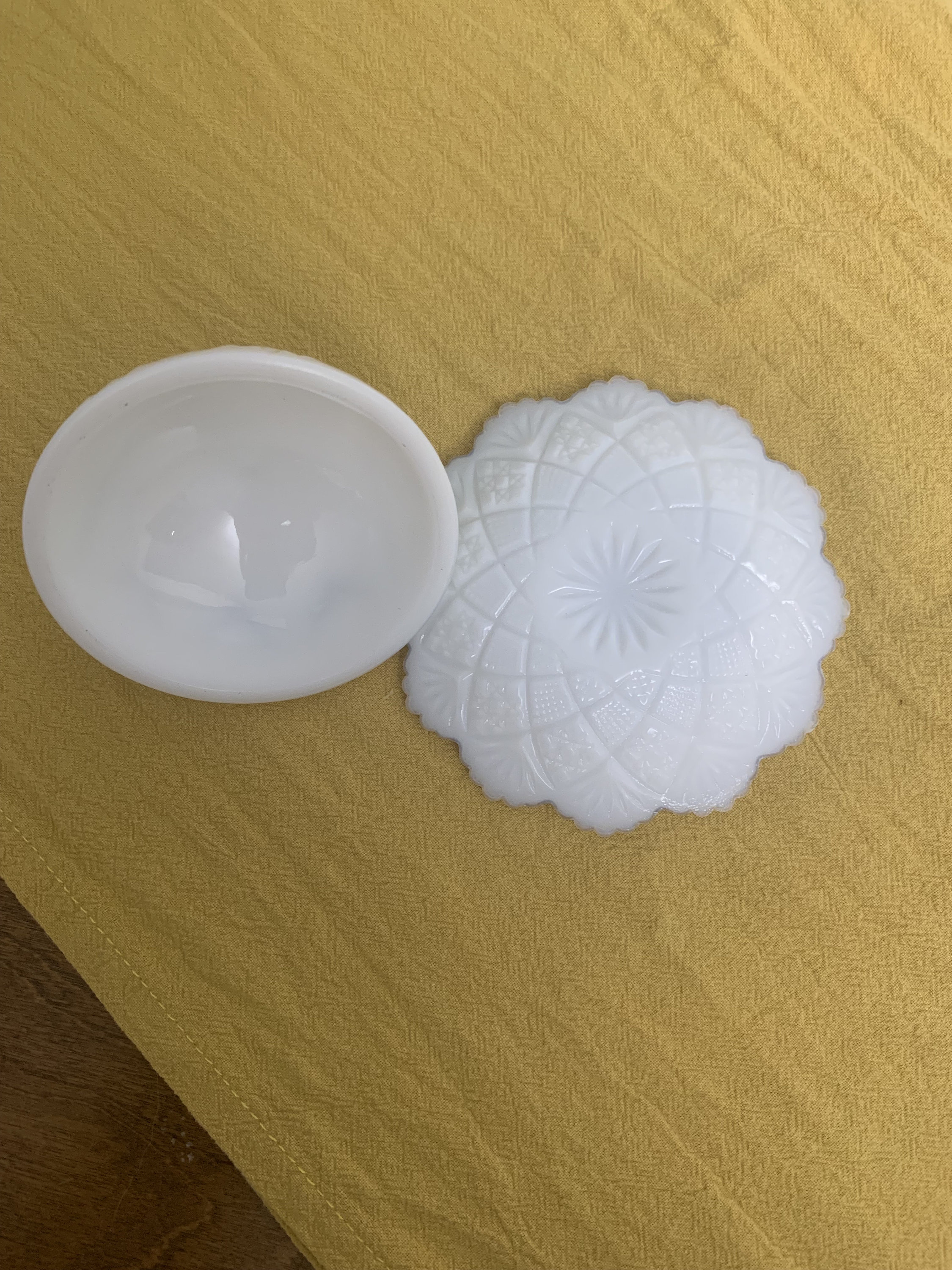 Vintage Westmoreland Milk Glass Mini Butter Dish W/ Lid Personal Butter - Etsy