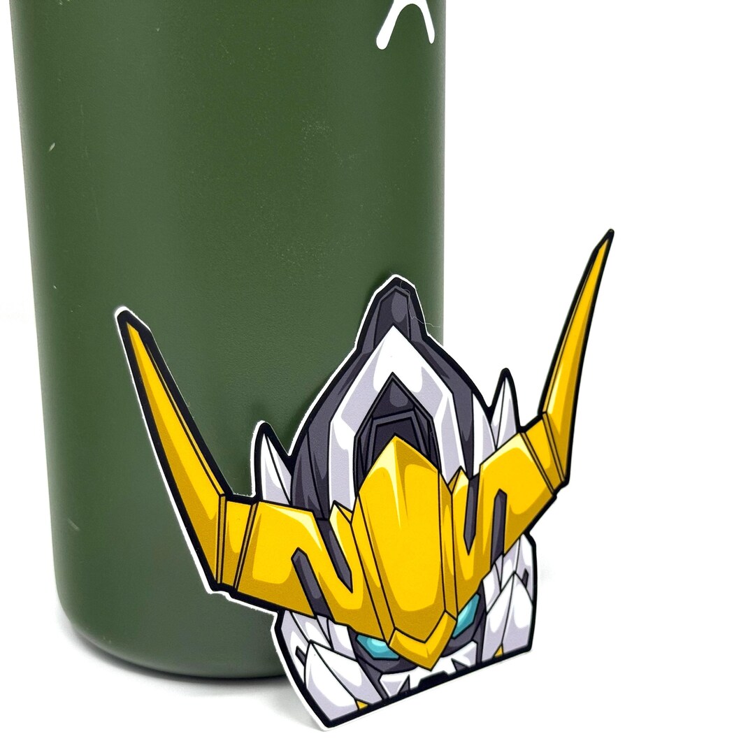 Mech Orphan Warrior Peeker Decal – Iron Space Robots Anime Vinyl ...