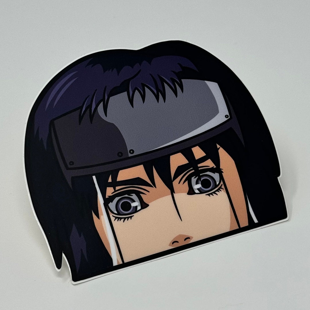 Cybernetic Elite Operative Peeker Sticker Sci-fi Anime Vinyl Decal - Etsy