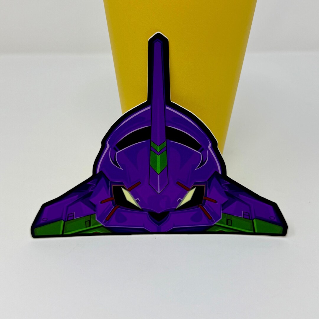 Biomechanical Mecha Vinyl Peeker Sticker - Etsy