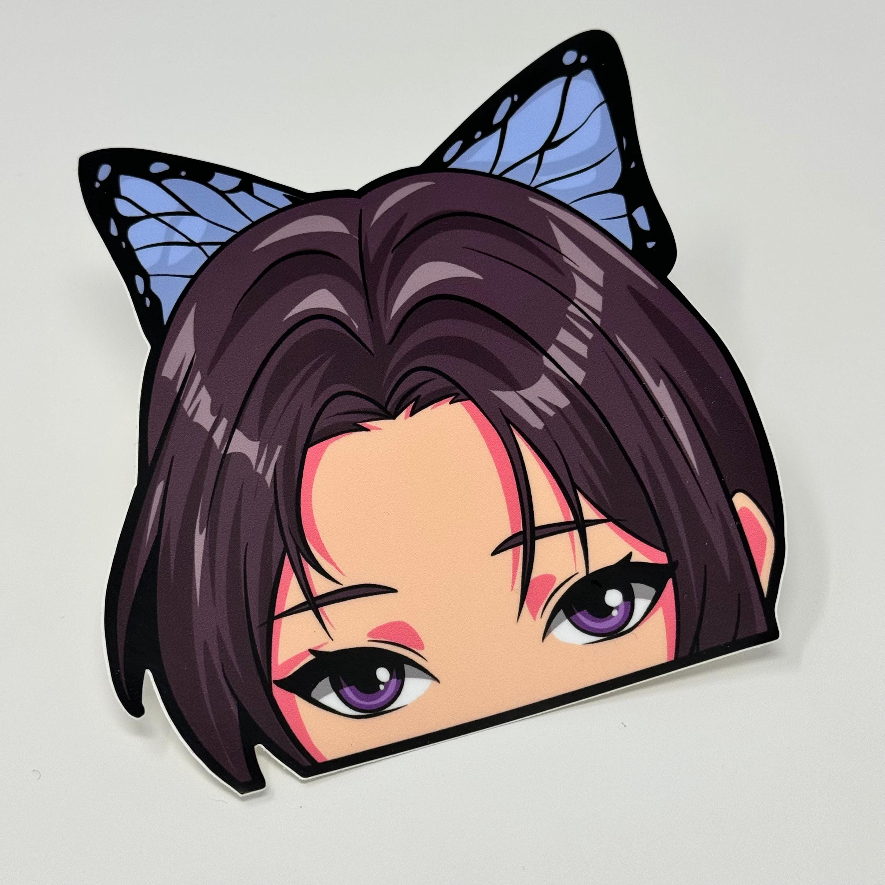 Elegant Insect-inspired Anime Warrior Vinyl Sticker Unique Geek Art for ...