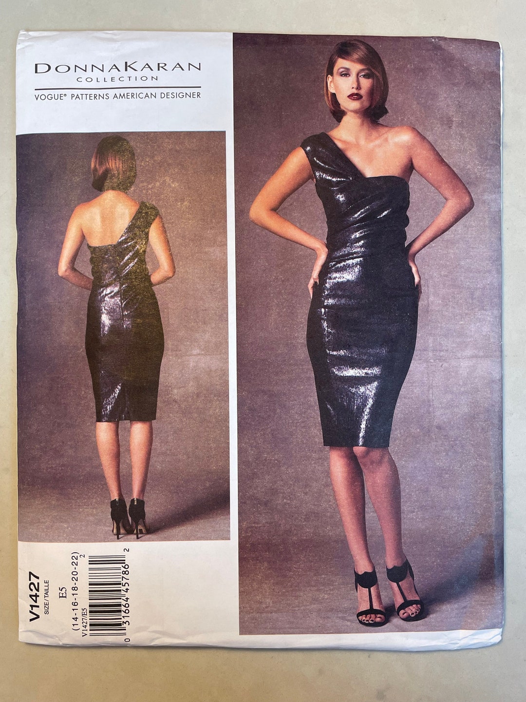 Vogue Pattern 1427, Vogue Patterns American Designer, Donna Karan, Size ...