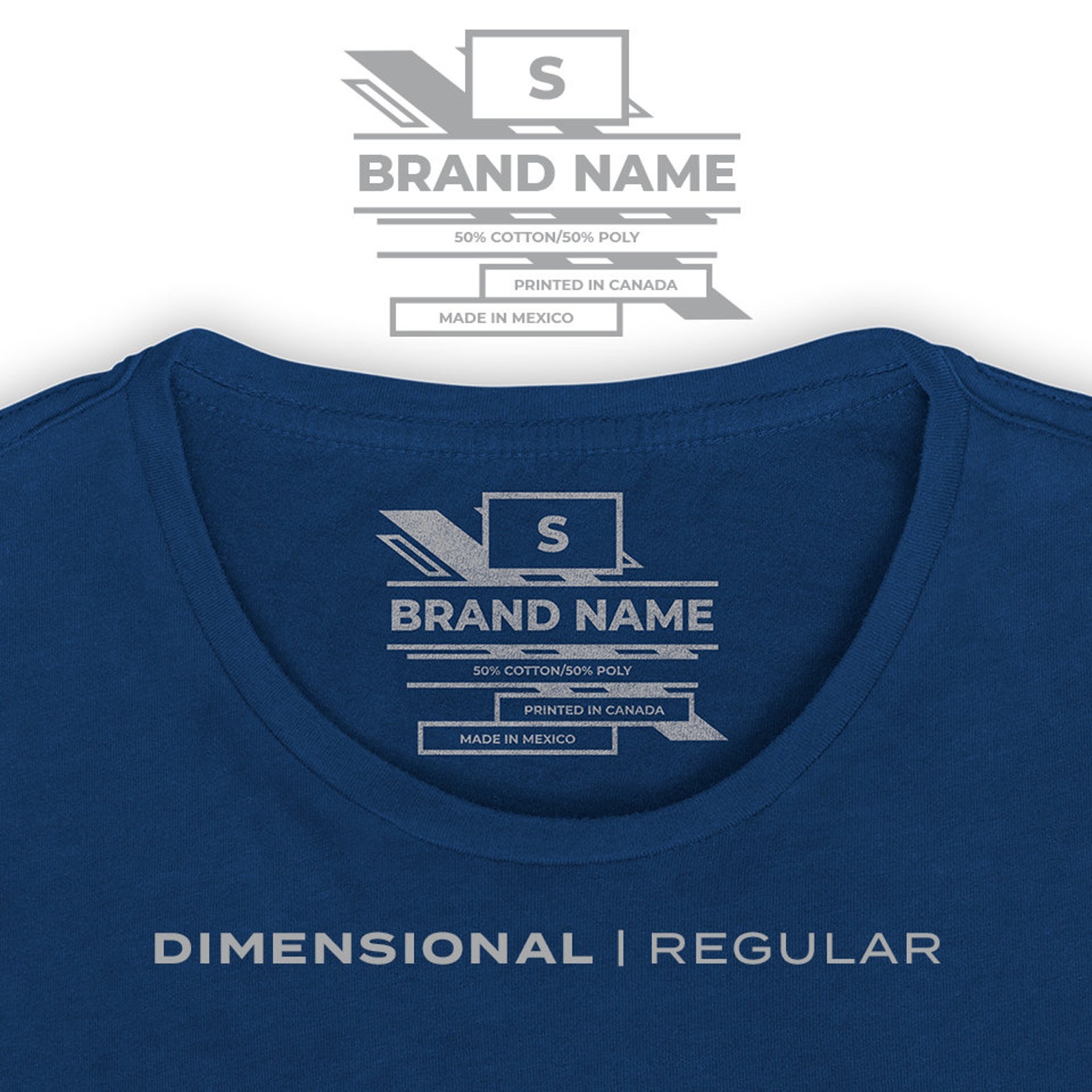 Custom Neck Label Template