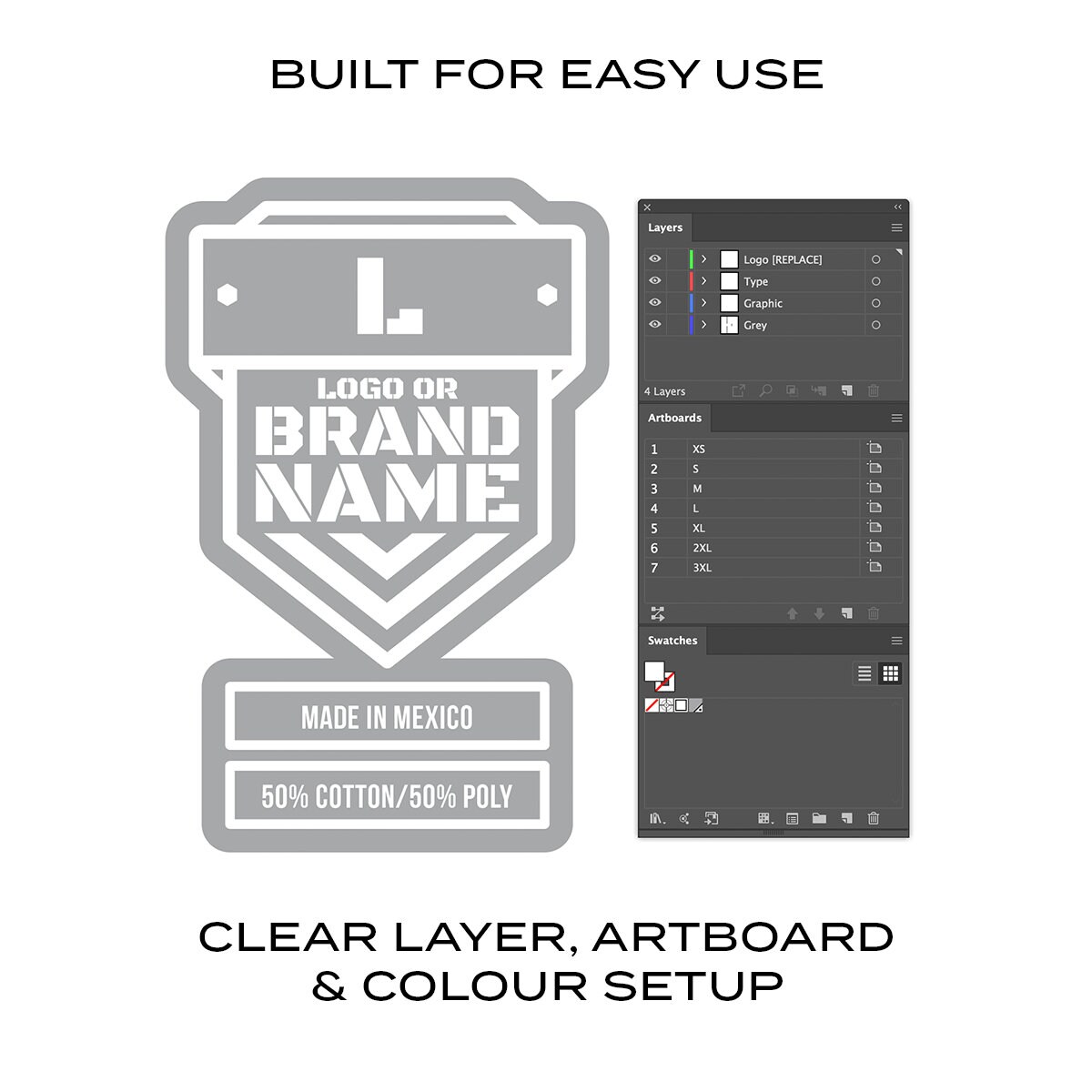 Neck Label Template Pack V1 - Etsy