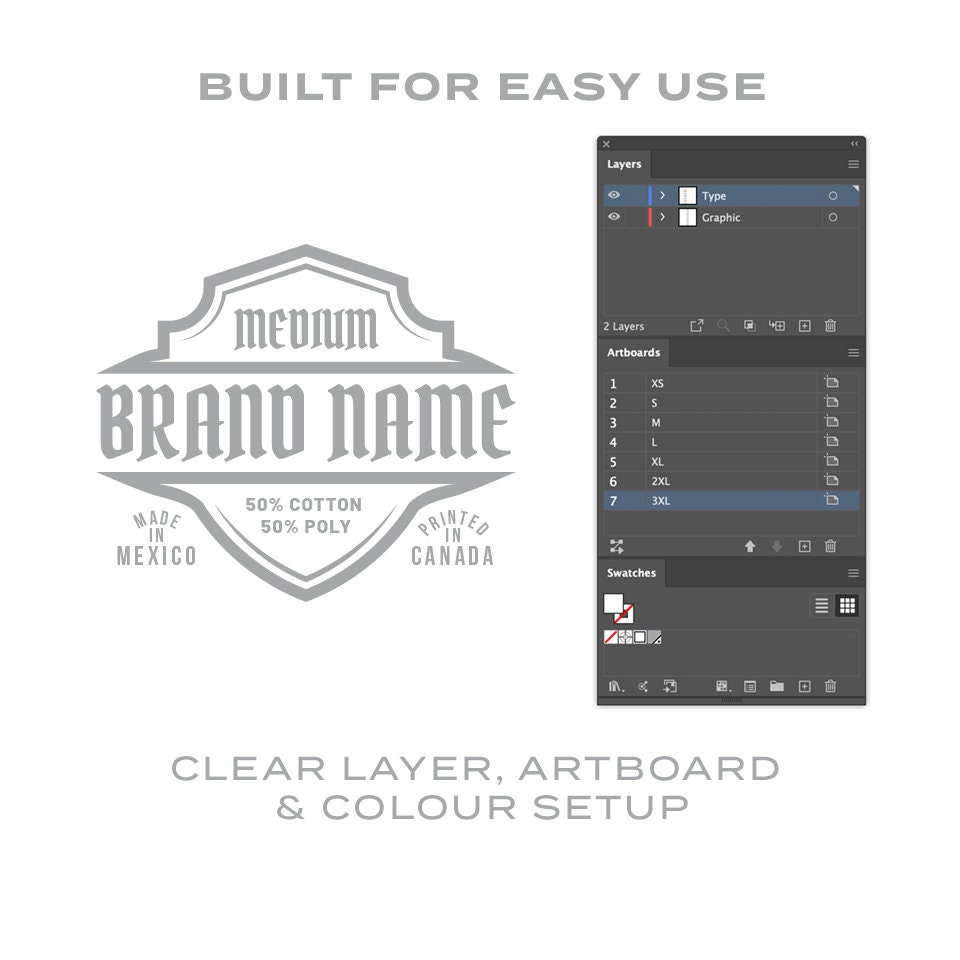 Neck Label Template Pack V2 - Etsy