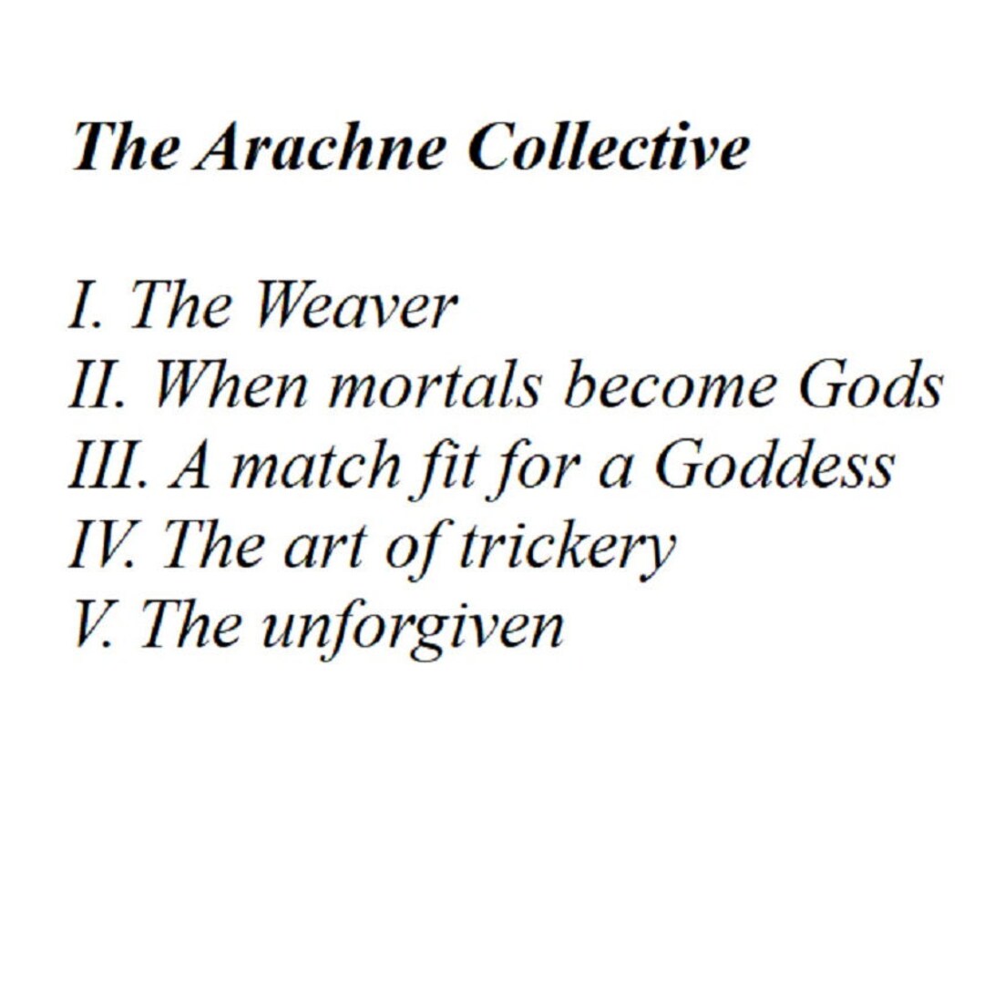 The Arachne Poetry Collective - Etsy