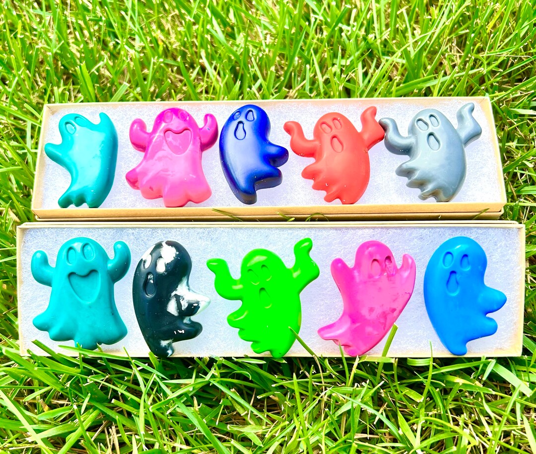 Halloween Ghost Crayons - Gifts for 3 and 4 Year Olds - Ghost Crayons ...