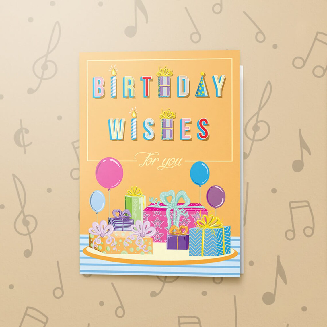 Birthday Wishes Greeting Card With Music | Custom Birthday Card ...