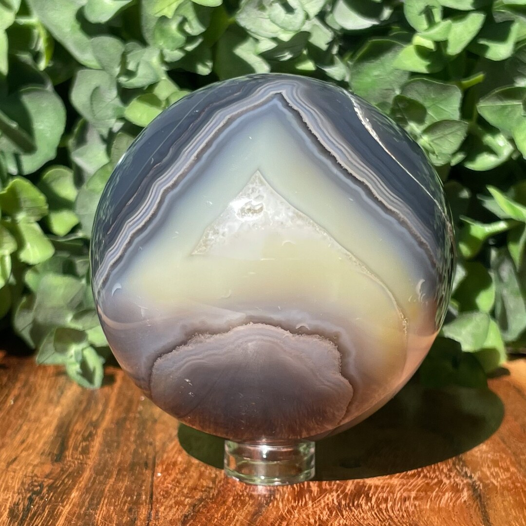 Banded Agate Sphere - Etsy