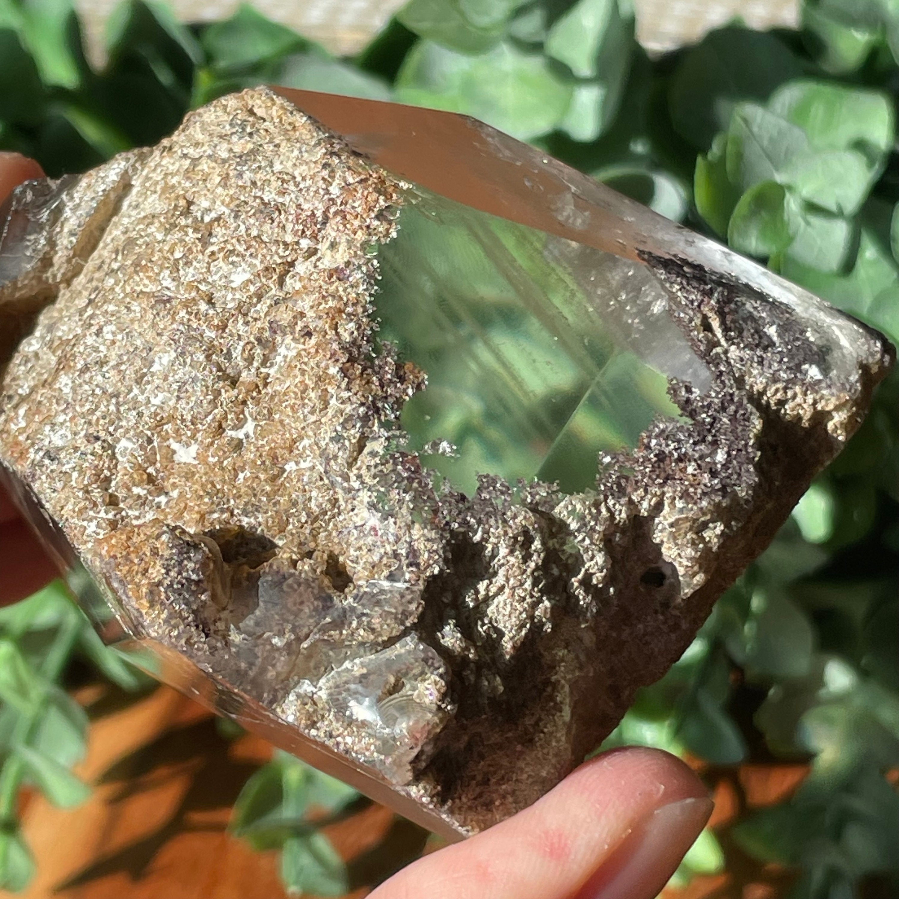 Garden Quartz Freeform Lodolite Quartz Crystal Phantom Quartz - Etsy