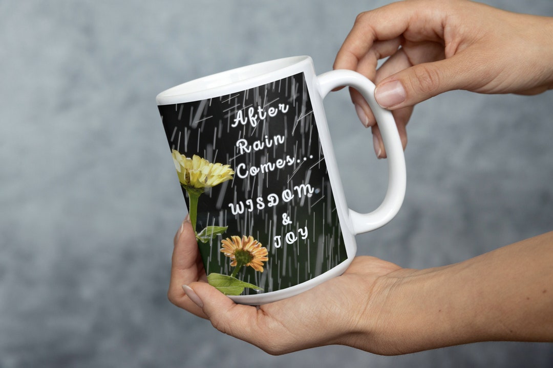 SYMPATHY CONDOLENCES GIFT Comforting Message Mug, Typography Coffee Cup ...