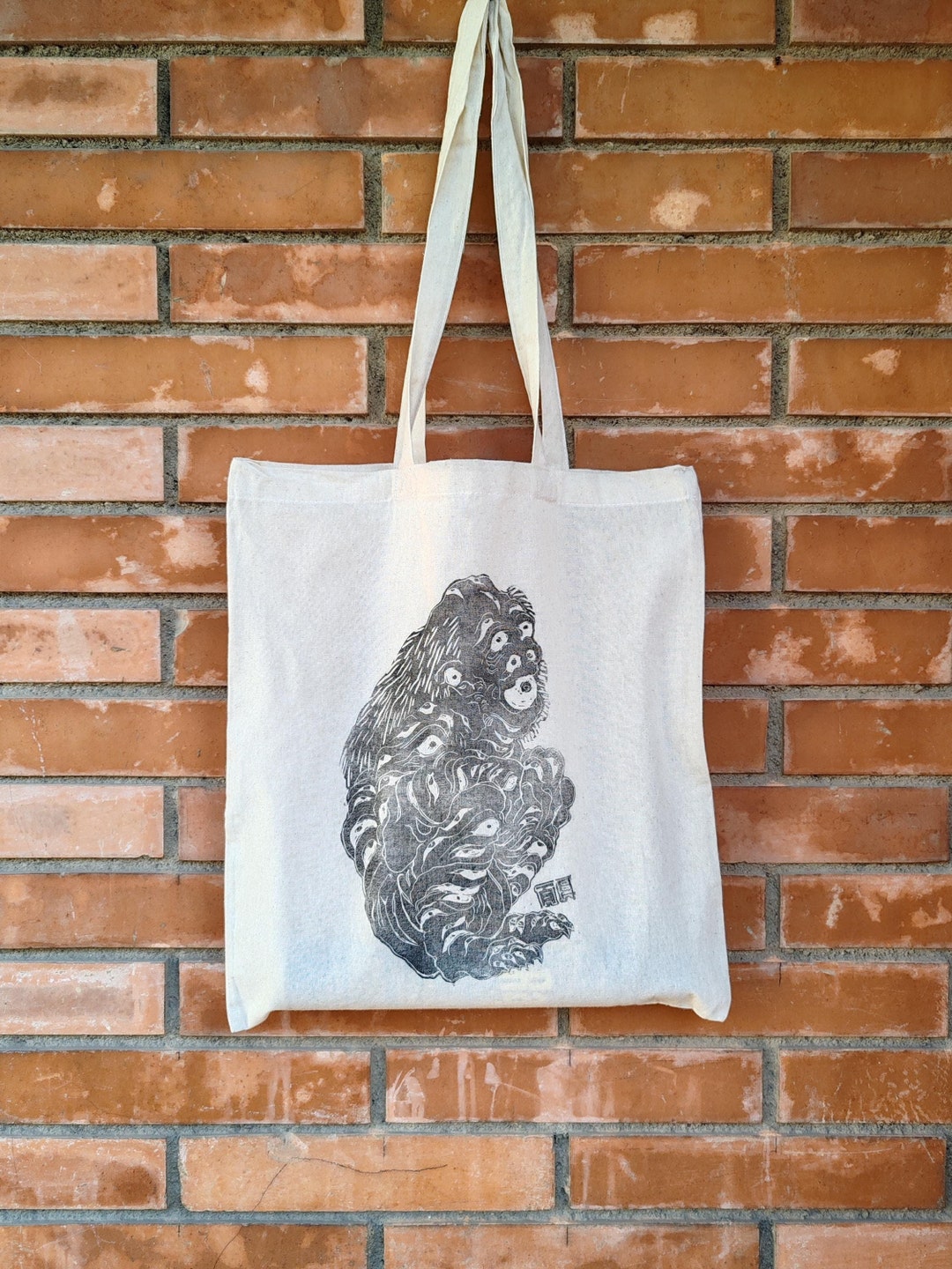 Hyakume, Japanese Yokai, Tote - Etsy