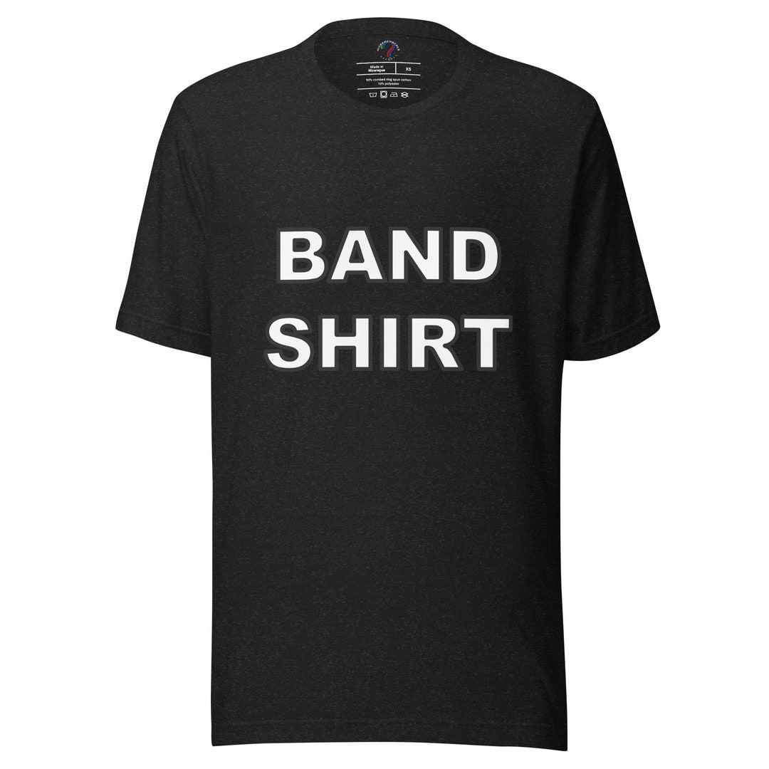 BAND SHIRT Music Shirt Funny Merch Concert Shirt Tour Shirt - Etsy