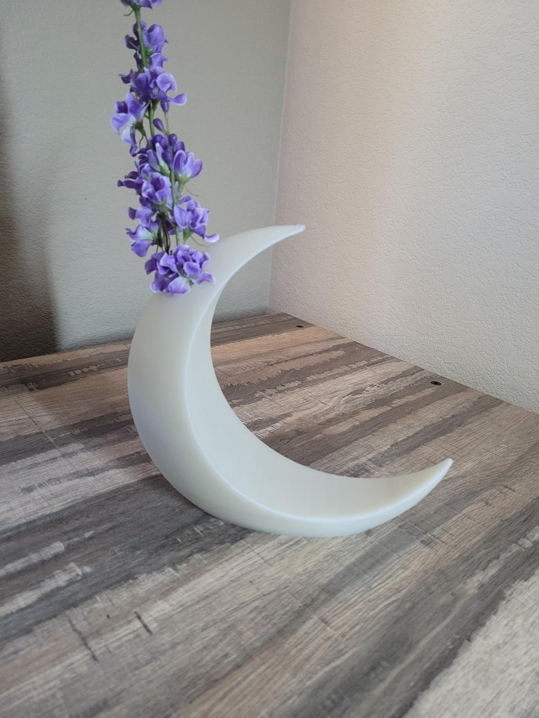 Glowing Crescent Moon Vase - Etsy