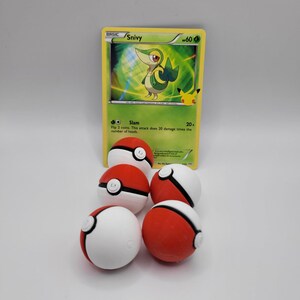 6 Mini Pokeballs - Etsy