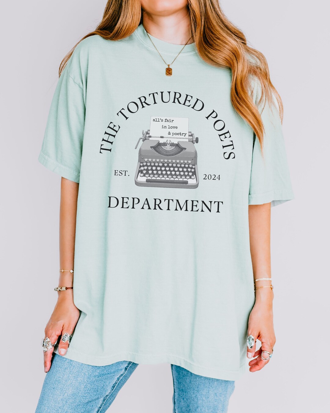 Tortured Poets Department Typewriter Shirt All's Fair in Love and ...