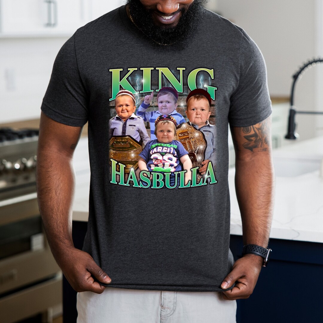 King Hasbulla T-shirt, Hasbulla T-shirt, Mini Khabib Meme T-shirt ...