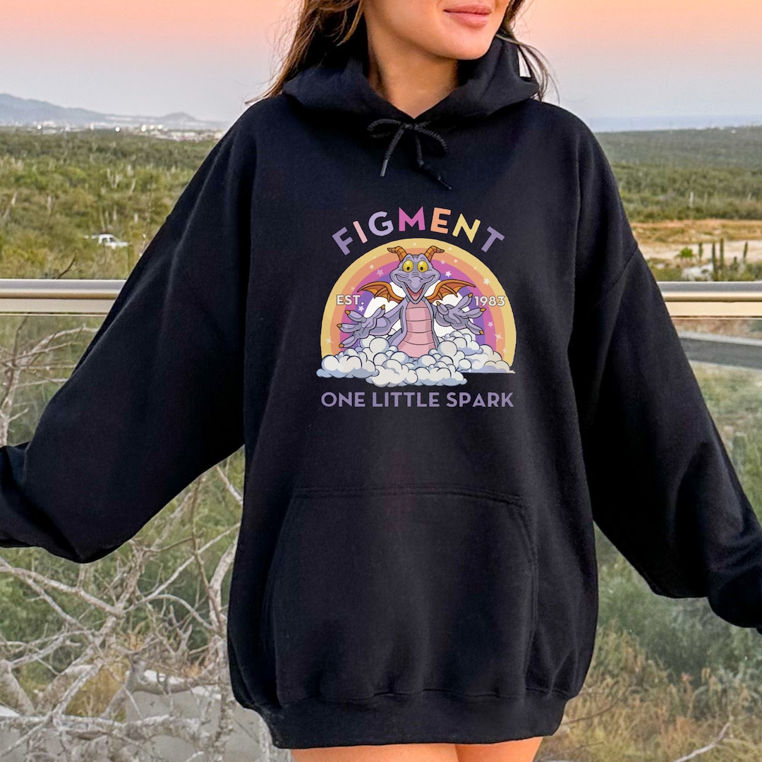 Disney Figment Colorful Text Themed Sweatshirt, Disney Colors Figment ...