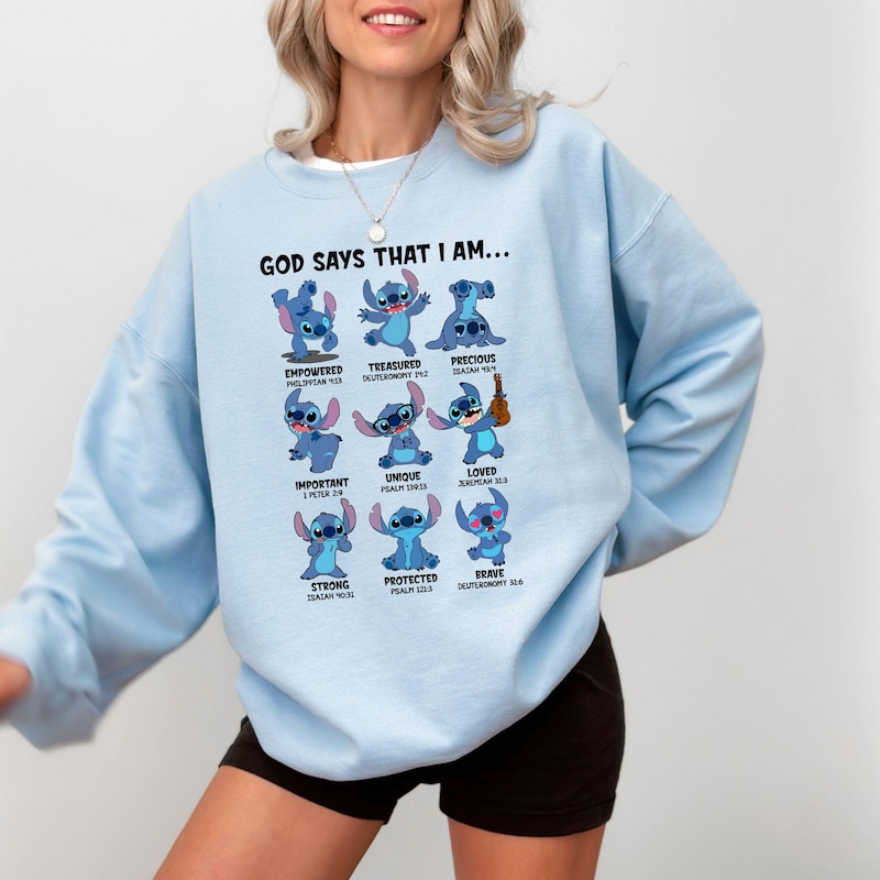 Stitch Emotions Sweatshirt - Etsy