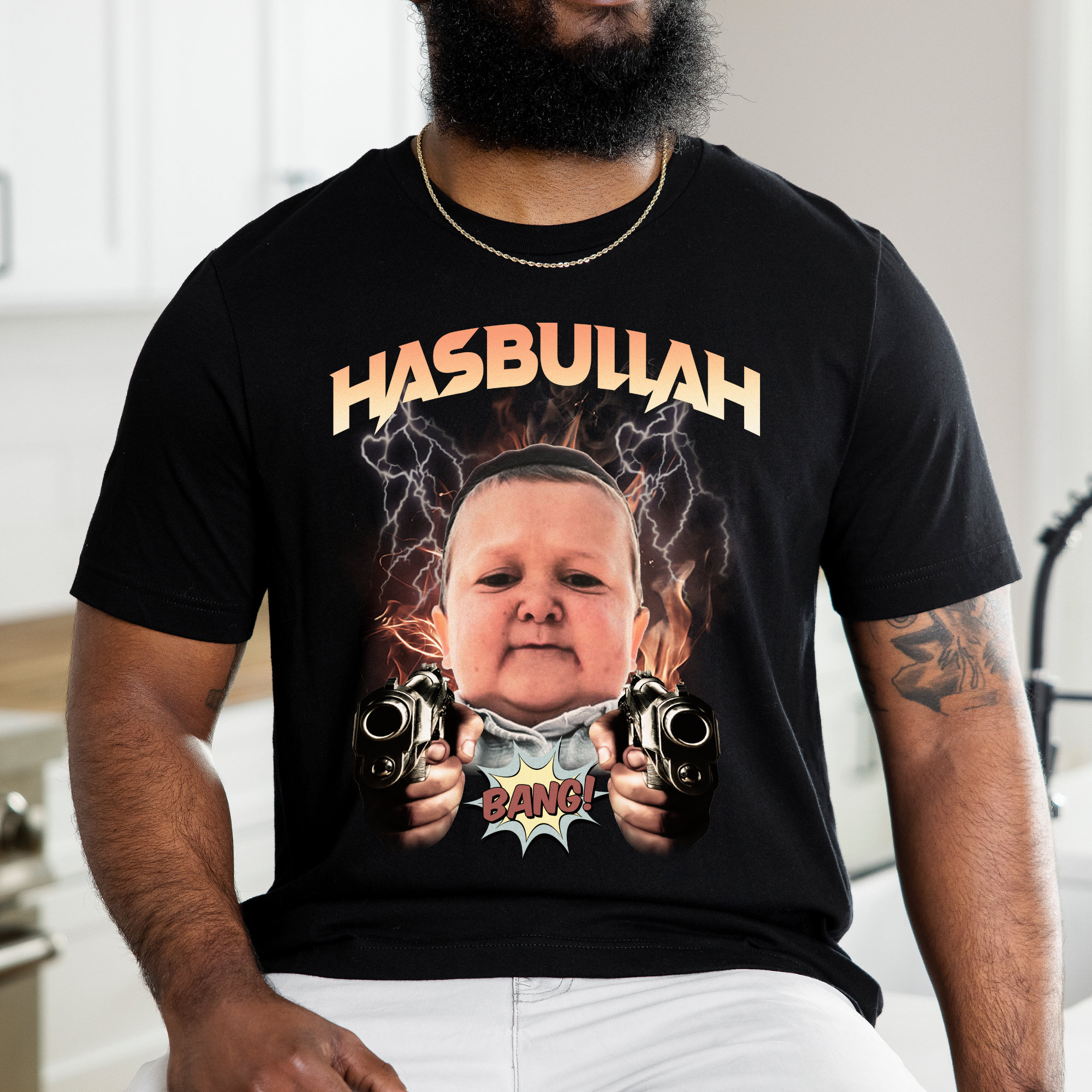 Hasbullah Bang Unisex Shirt, Hasbulla Homage Shirt, Hasbulla Shirt ...