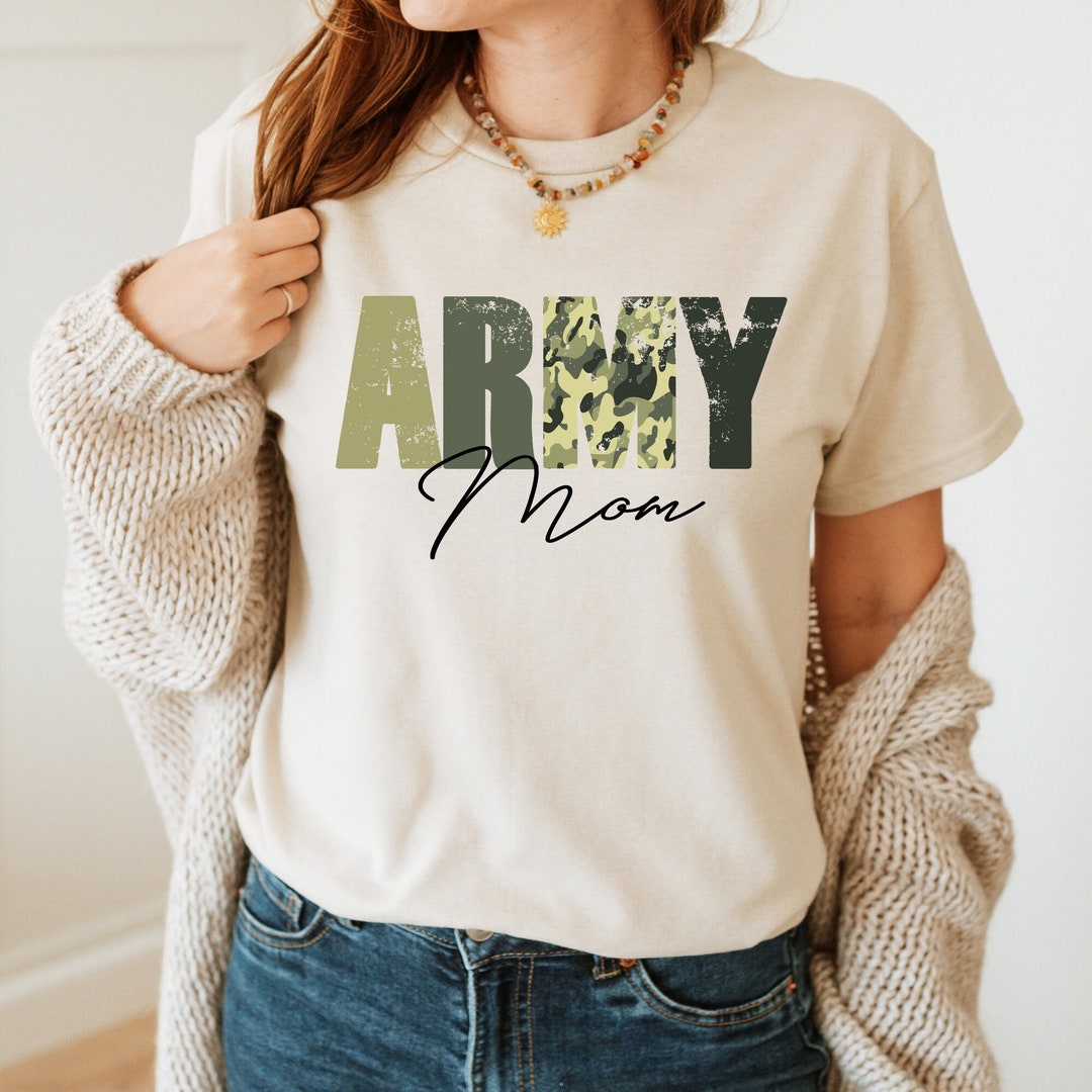Army Mom T-shirt, Army Mom Shirt, Army Mom Gifts, Military Mom T-shirt ...