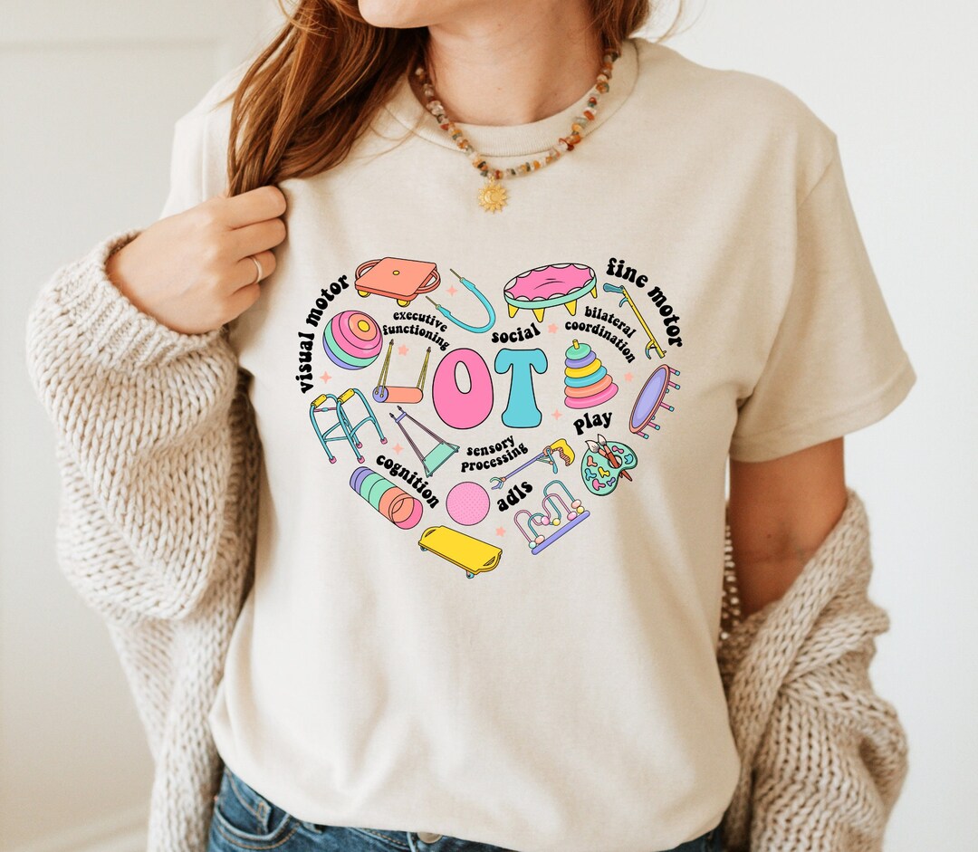 Occupational Therapy T-shirt, Healthcare T-shirt, OT COTA T-shirt ...