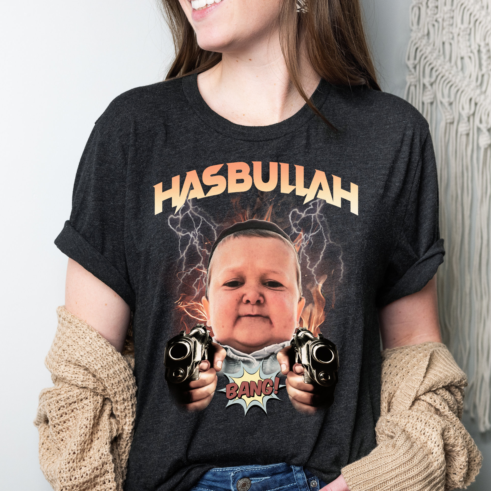 Hasbullah Bang Unisex Shirt, Hasbulla Homage Shirt, Hasbulla Shirt ...