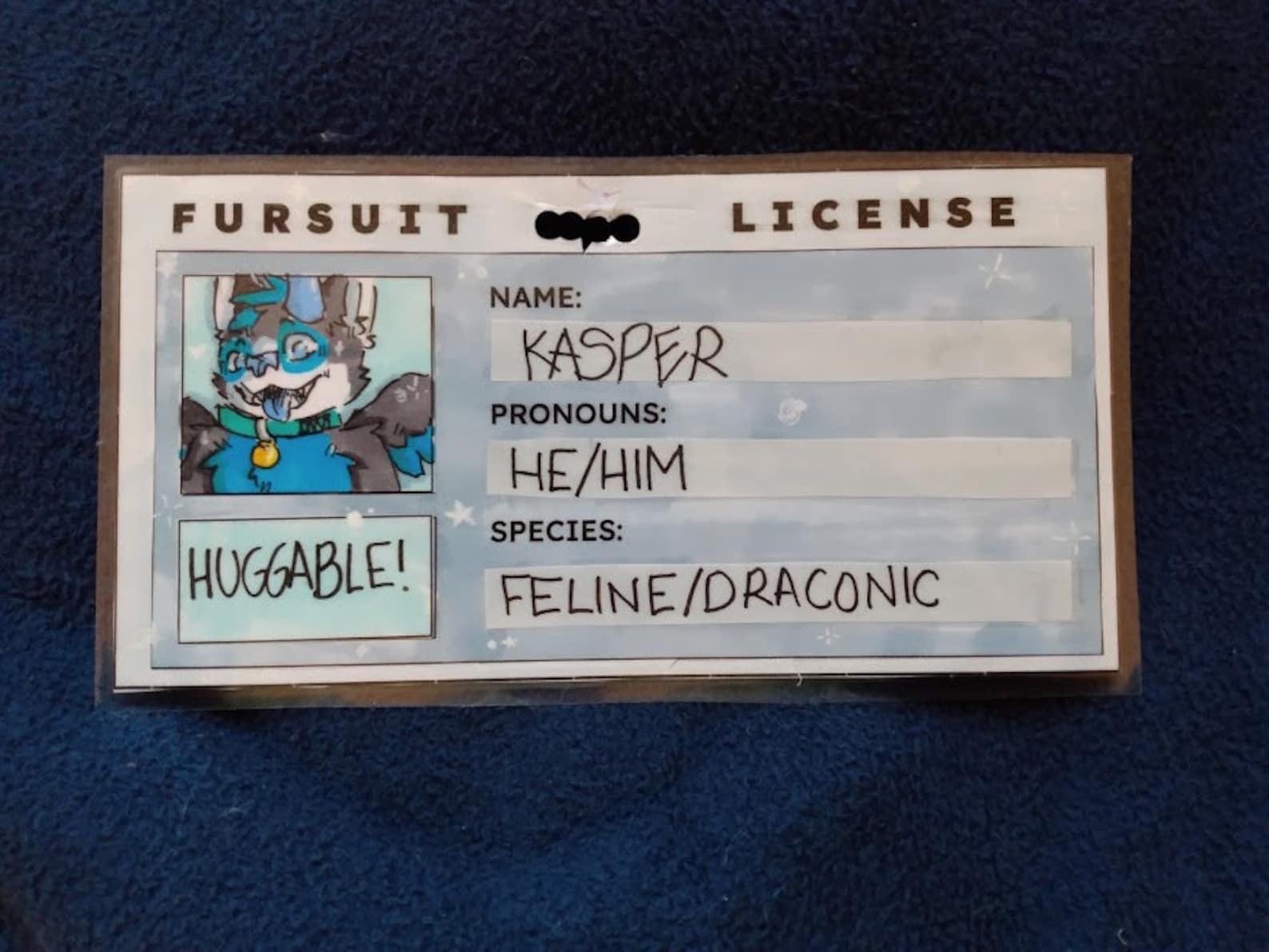 Fursuit License Custom Badge // Furry Fursona Badge Commission - Etsy