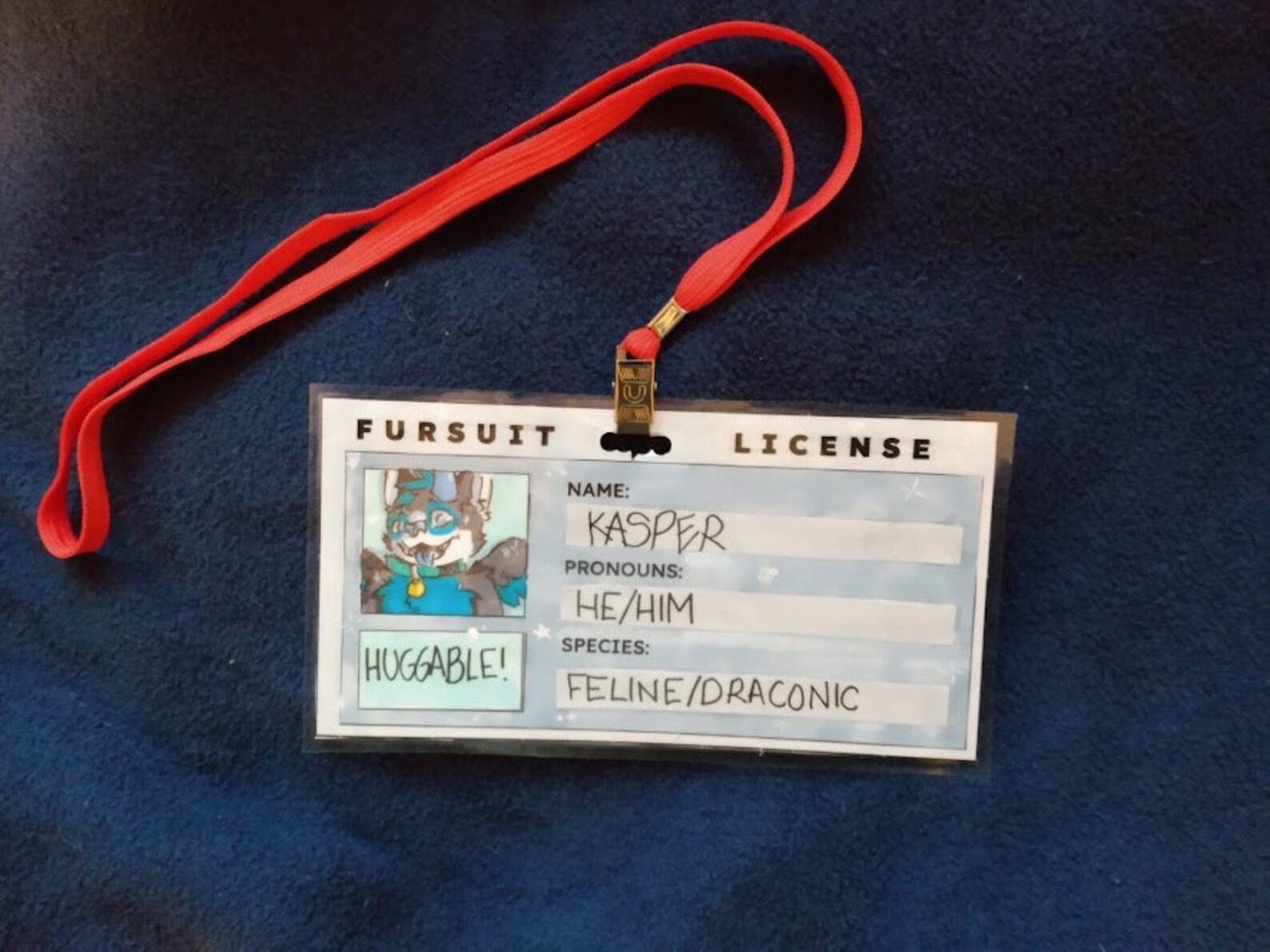 Fursuit License Custom Badge // Furry Fursona Badge Commission - Etsy