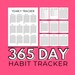 365 Day Habit Tracker: Yearly Routine Checklist (PDF Download) - Etsy