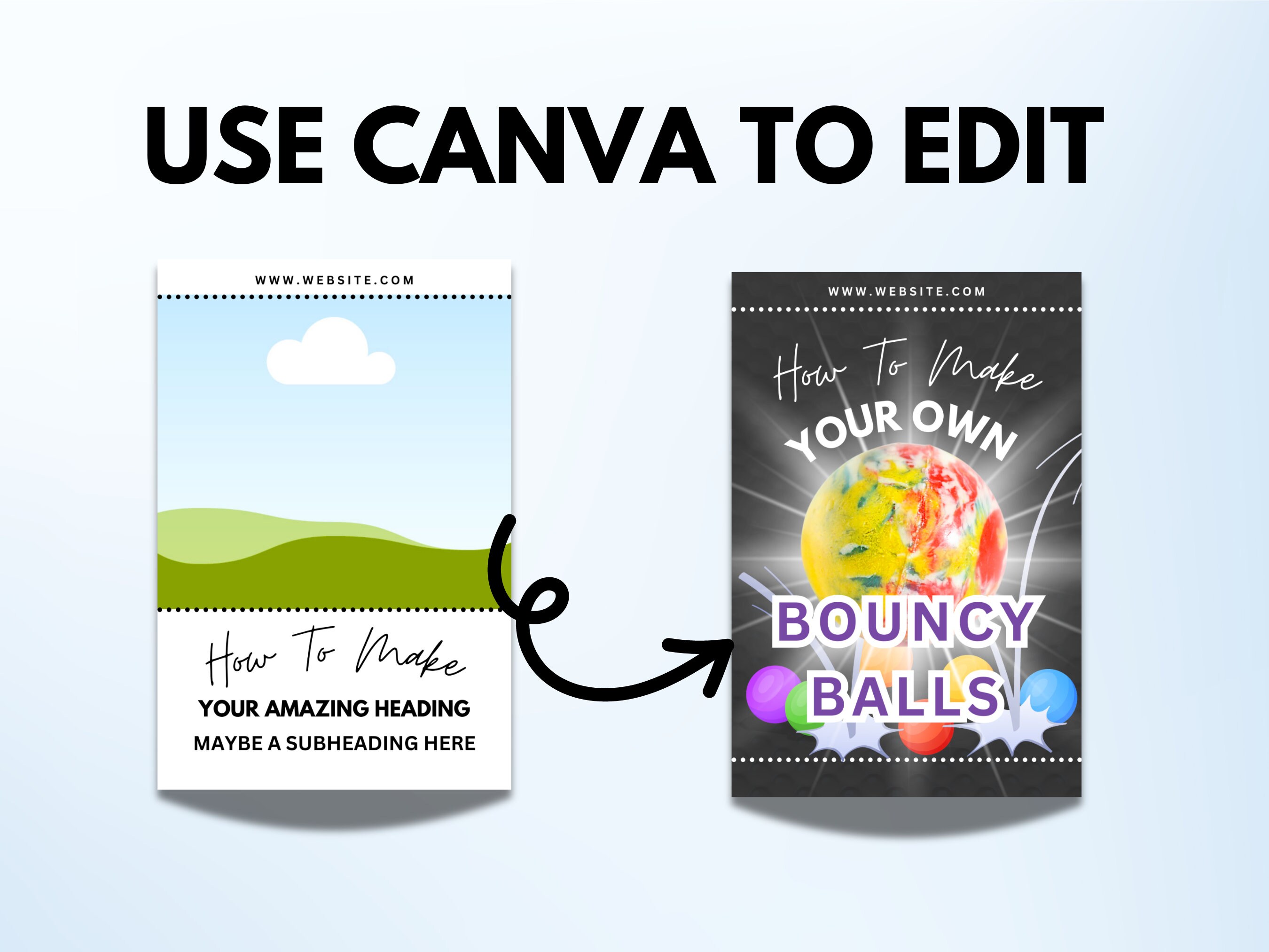 Tutorial Pinterest Pin Templates for Any Niche | Pinterest Pin Canva ...
