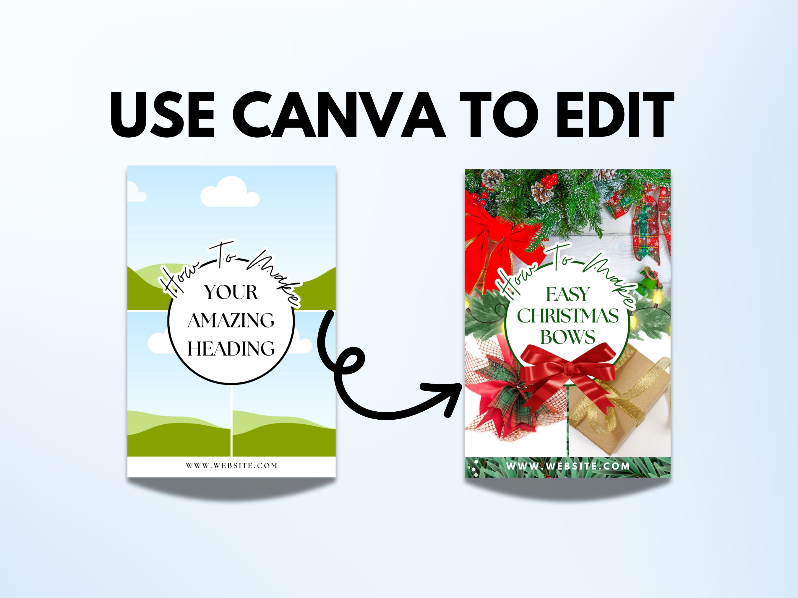 Tutorial Pinterest Pin Templates for Any Niche | Pinterest Pin Canva ...