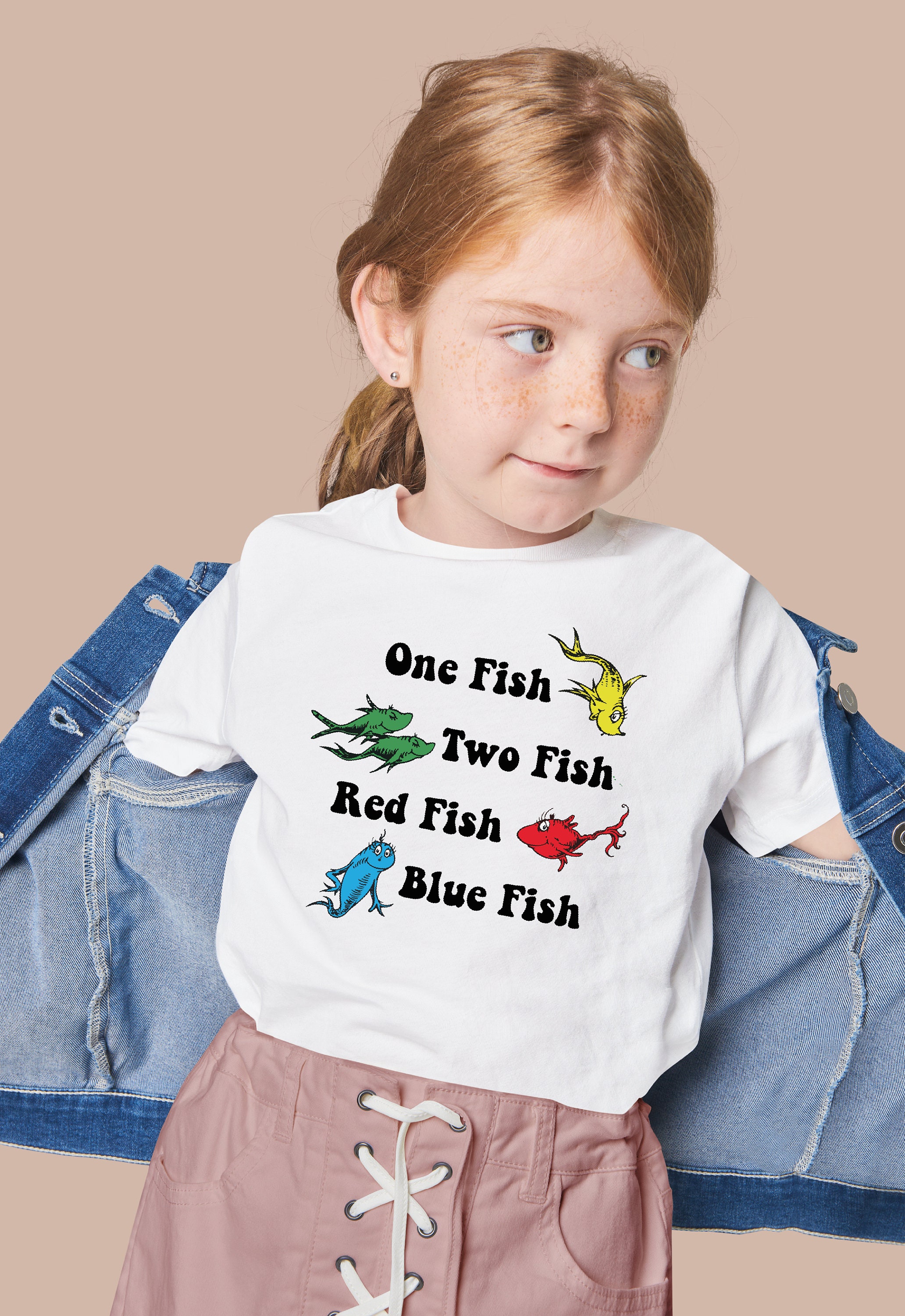 One Fish Two Fish Onesie, Red Fish Blue Fish Onesie Designed & Sold By ...