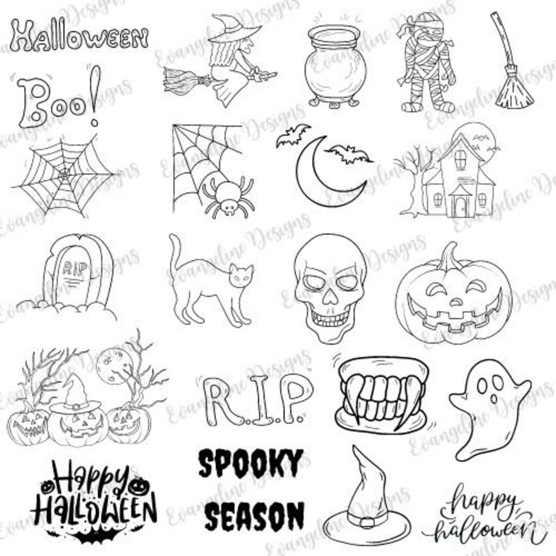 Halloween . Svg Cute Prints Svg - Etsy