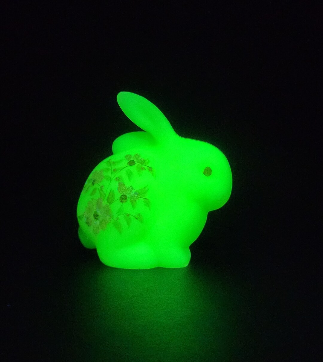 Uranium Fenton Signed Rabbit - Etsy